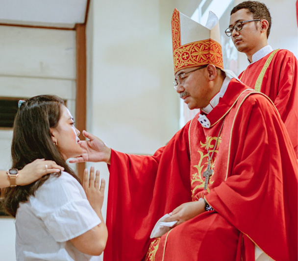 Penerimaan Sakramen Krisma, Paroki Palur